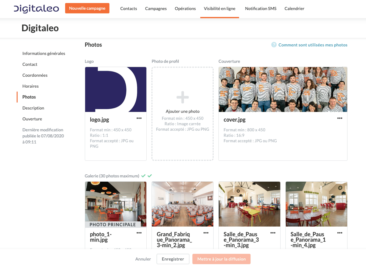 Tout savoir sur les photos de vos fiches d’établissement Google